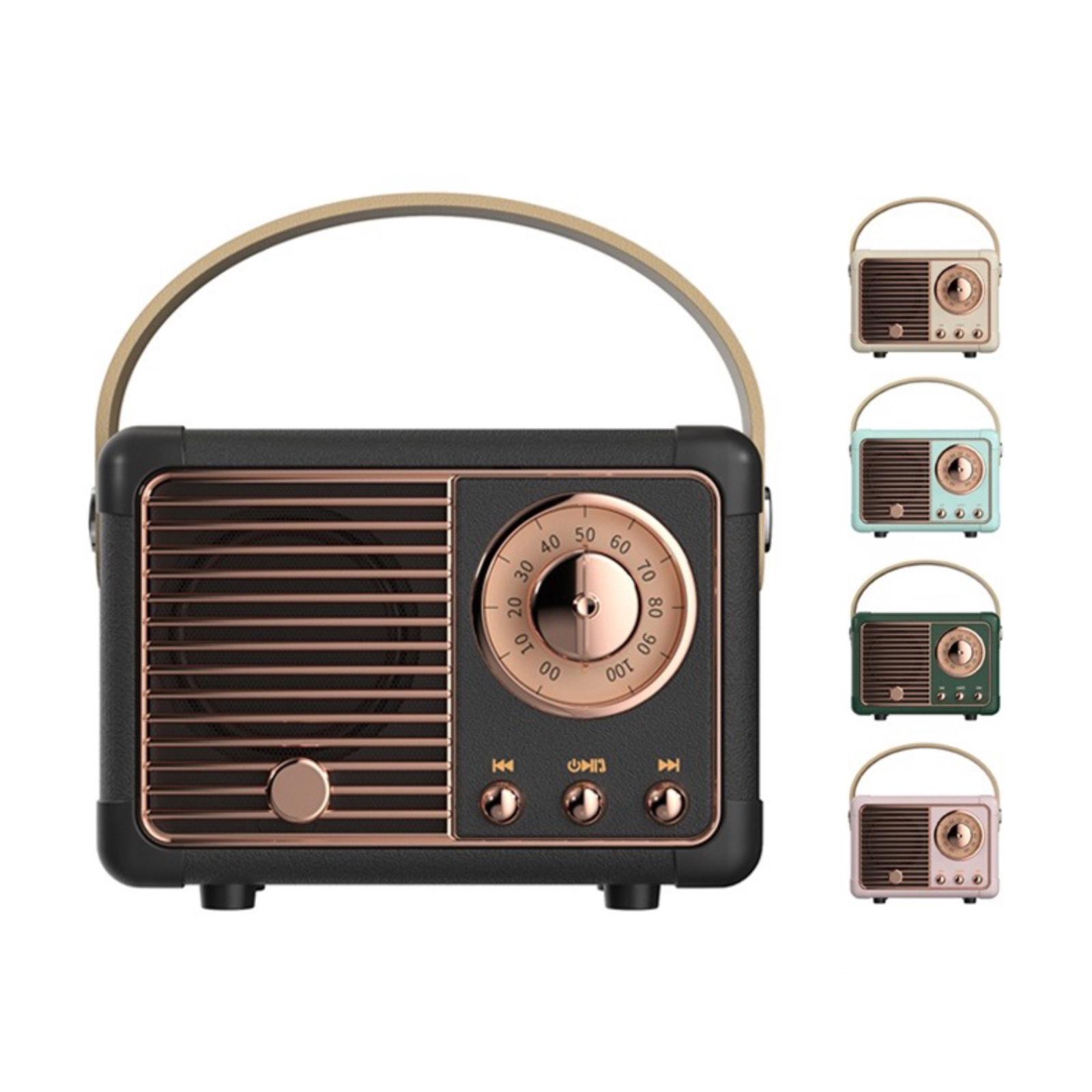 Mini Retro Portable Bluetooth Speaker Music Player FM Radio | HiT Life