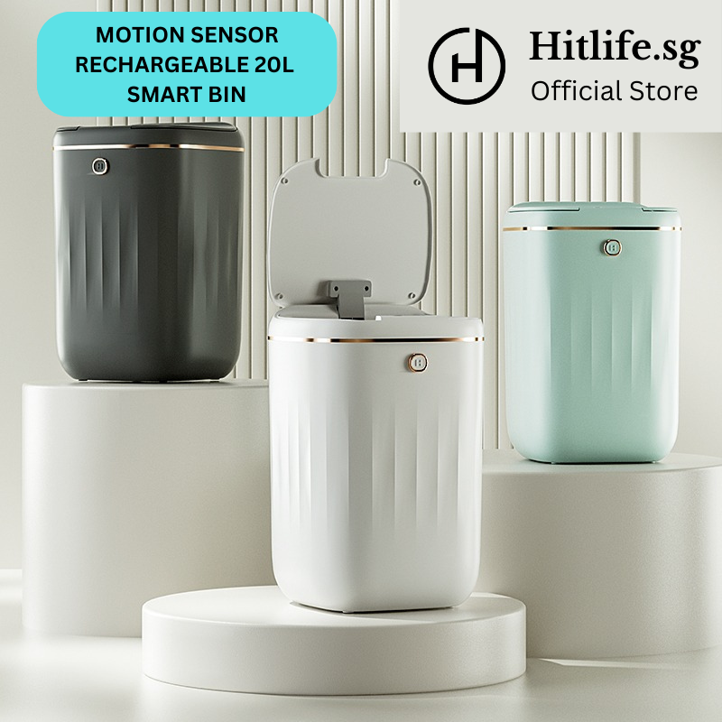 Smart Motion Sensor Rubbish Bin Trash Bin 20L Rechargeable | HiT Life